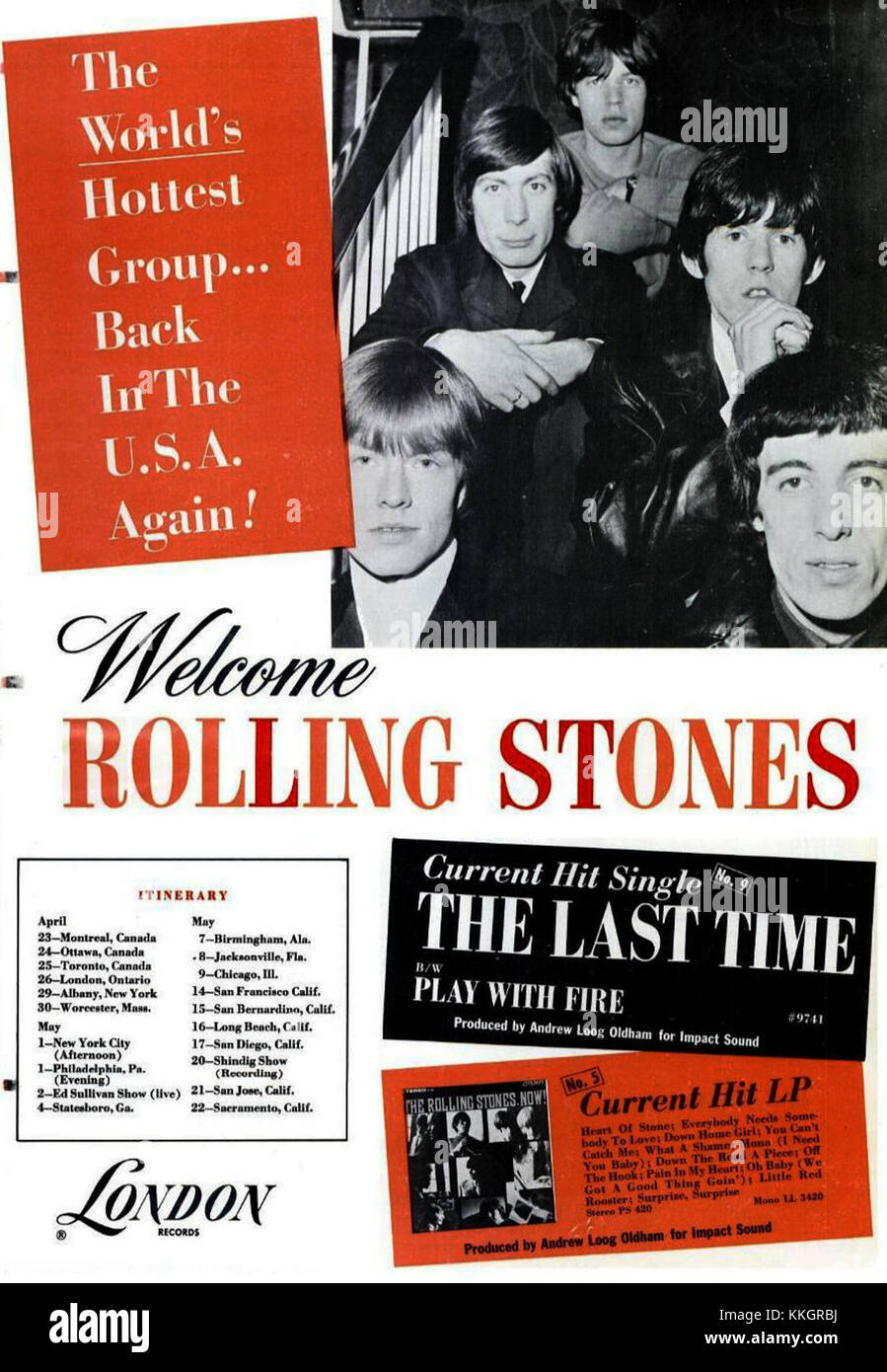 The Stones advertisement from 1965 captures a moment in pop culture ...