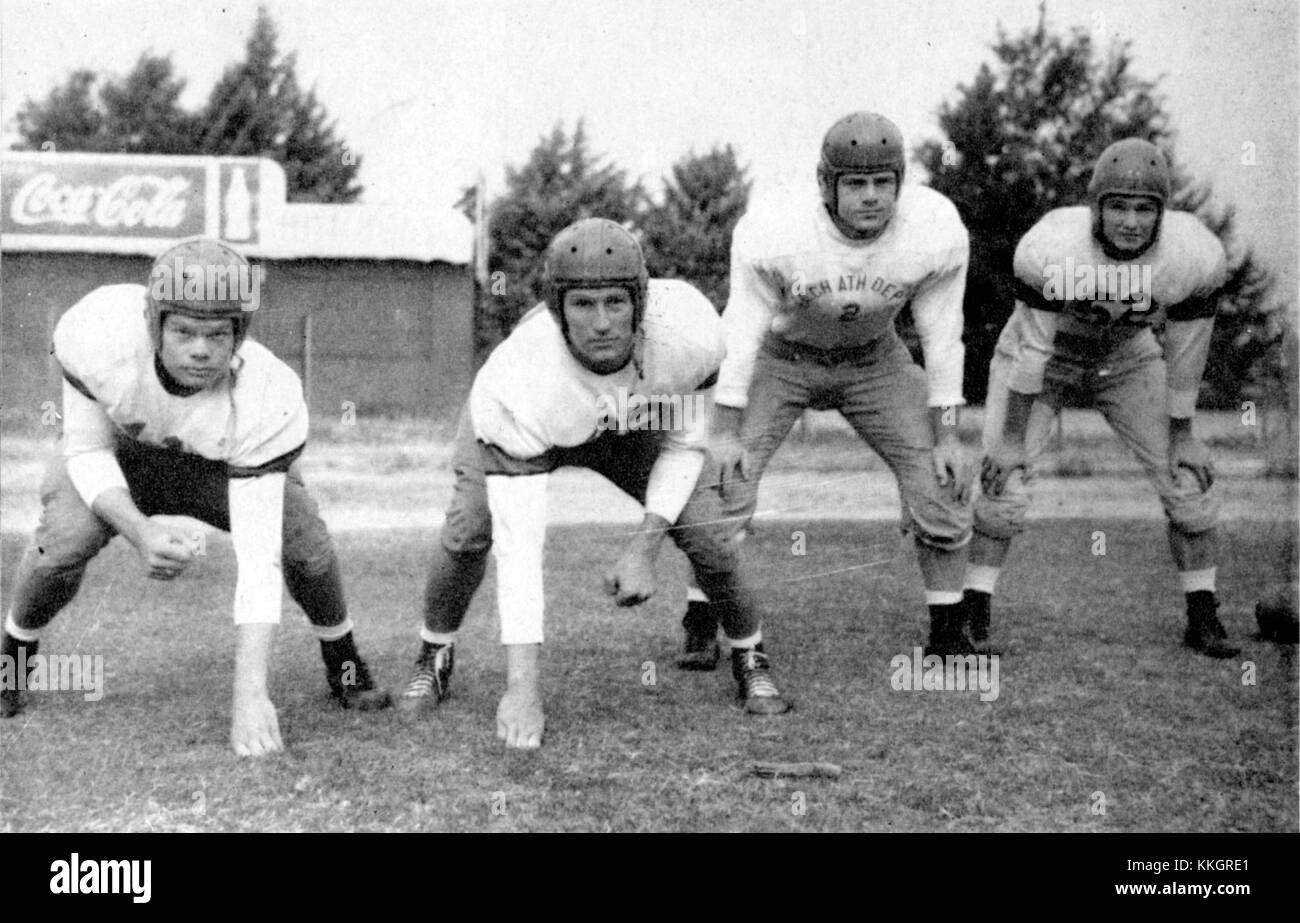 A group photo of the 1943 Texas Tech University football team ...