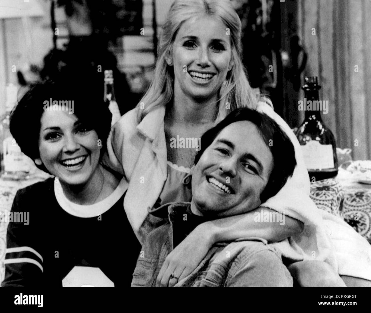 Three's company 1977 Black and White Stock Photos & Images - Alamy