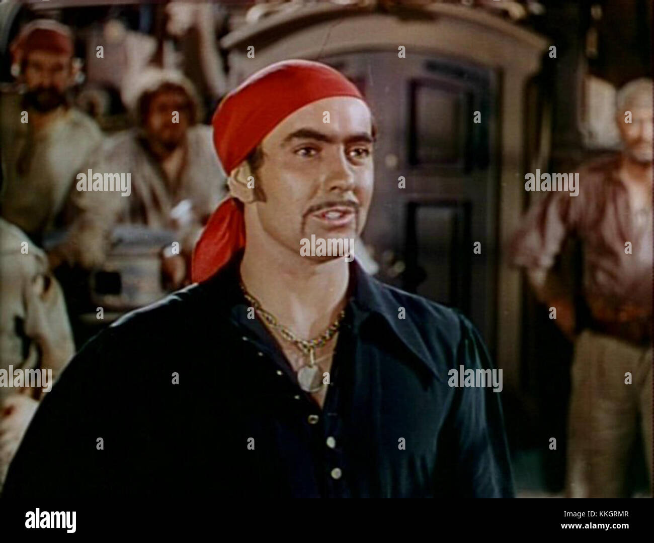 Tyrone Power, an American actor, starred in the film 'The Black Swan ...