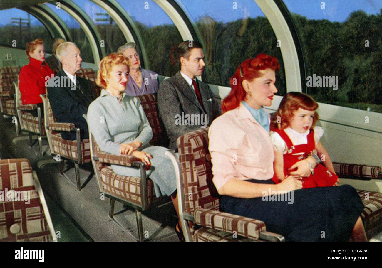 The Union Pacific Railroad's Astra Dome observation car is a ...