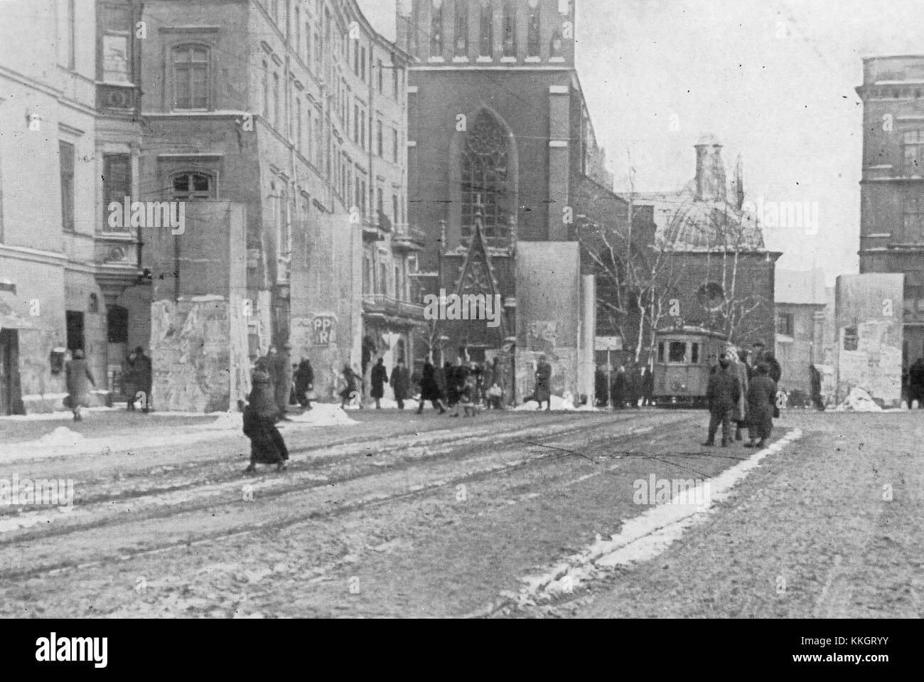 This image from World War II shows the city of Krakow, Poland, during ...