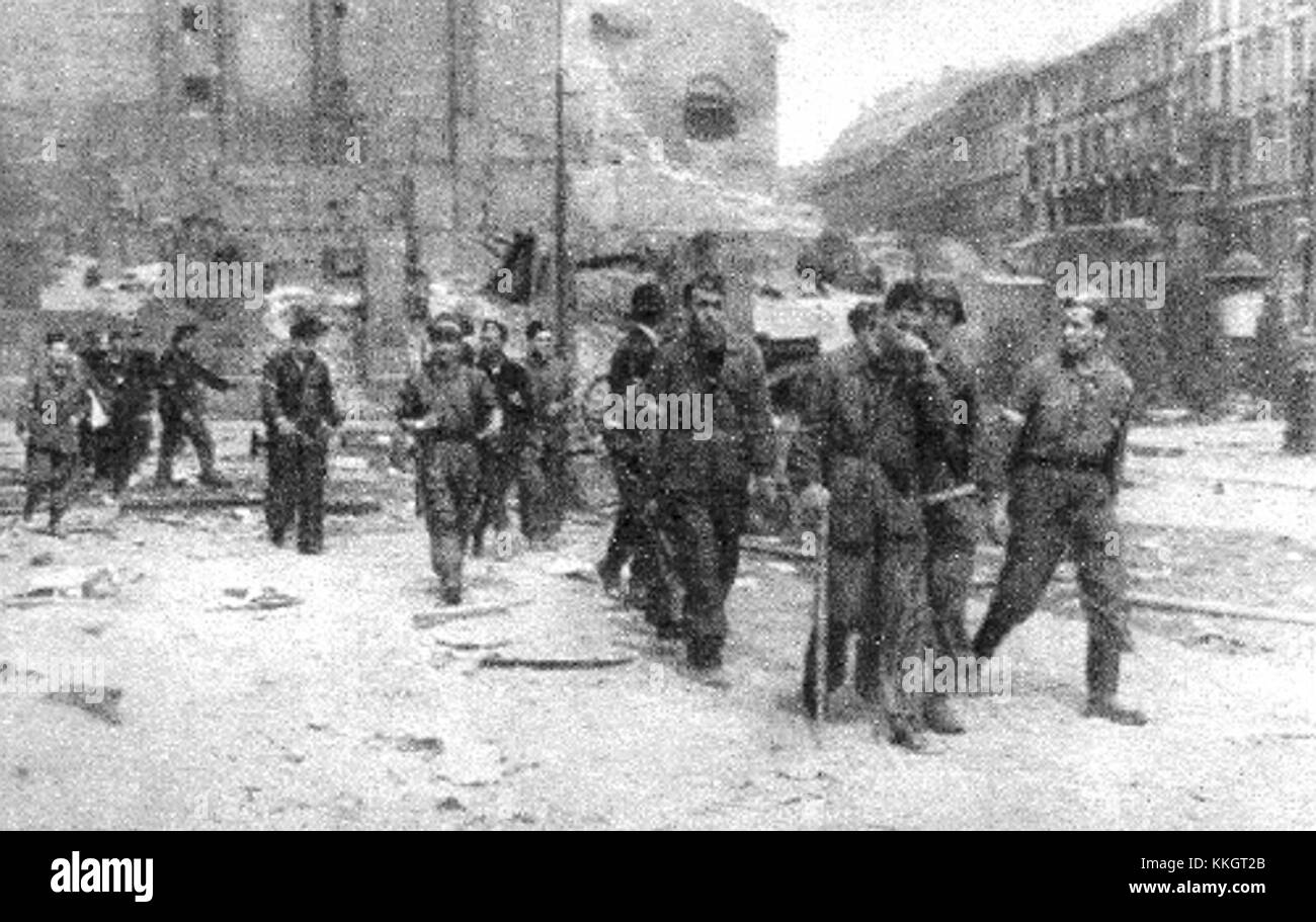 This image by Bukowski captures the Warsaw Uprising, a pivotal event in ...