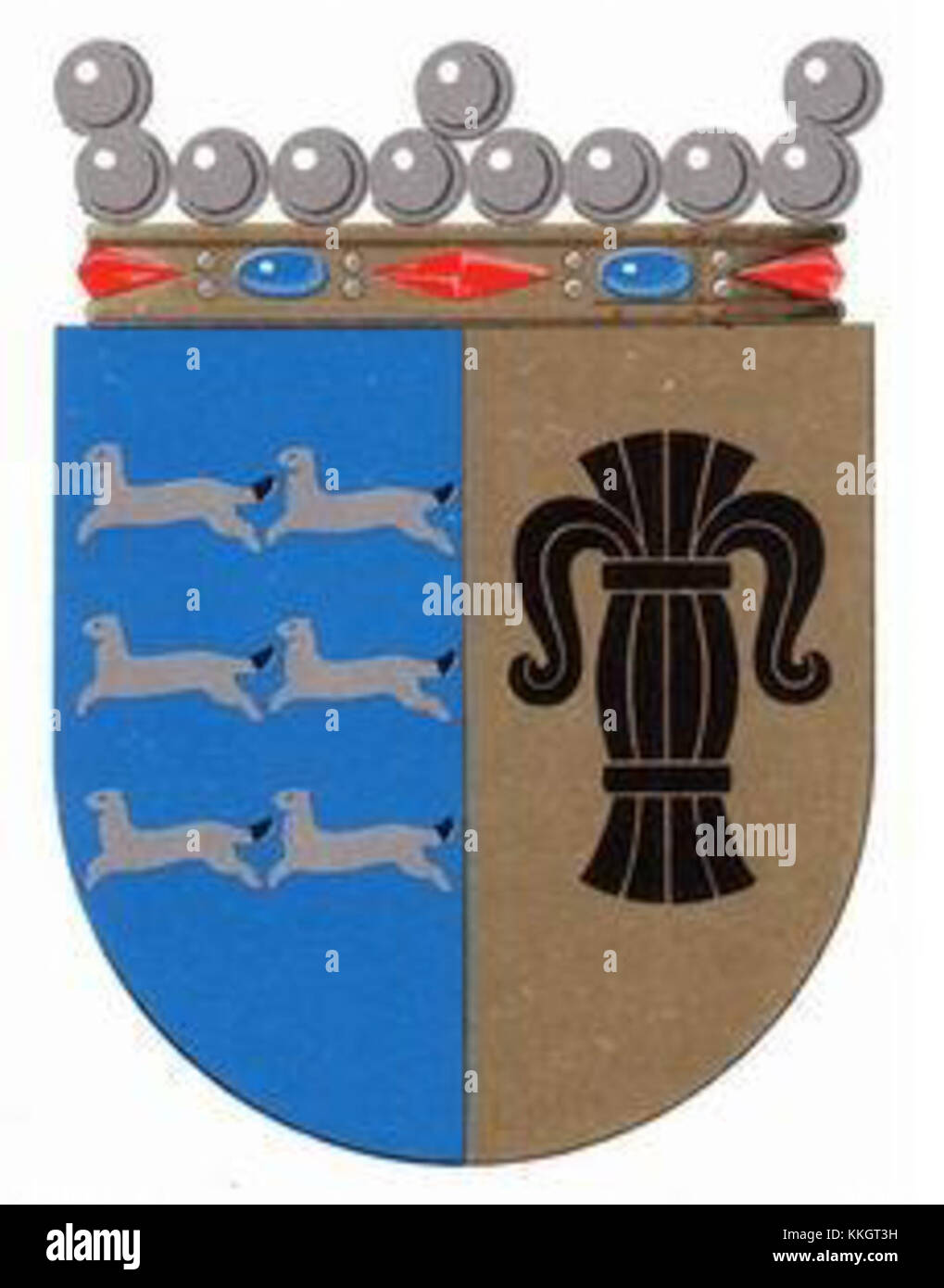 The Vaasanlaaninvaakuna is a historical Finnish coat of arms ...