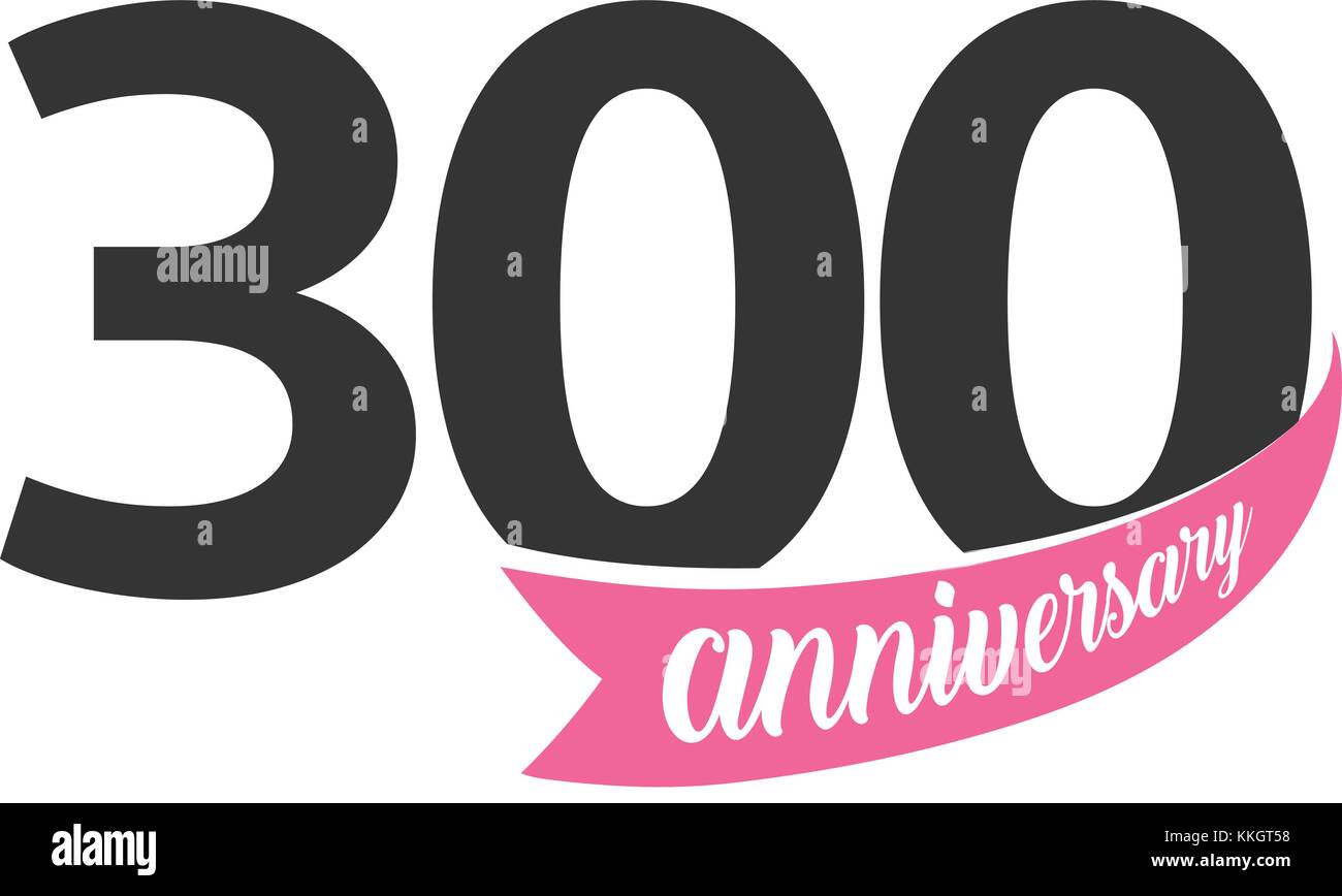 300th anniversary Stock Vector Images - Alamy