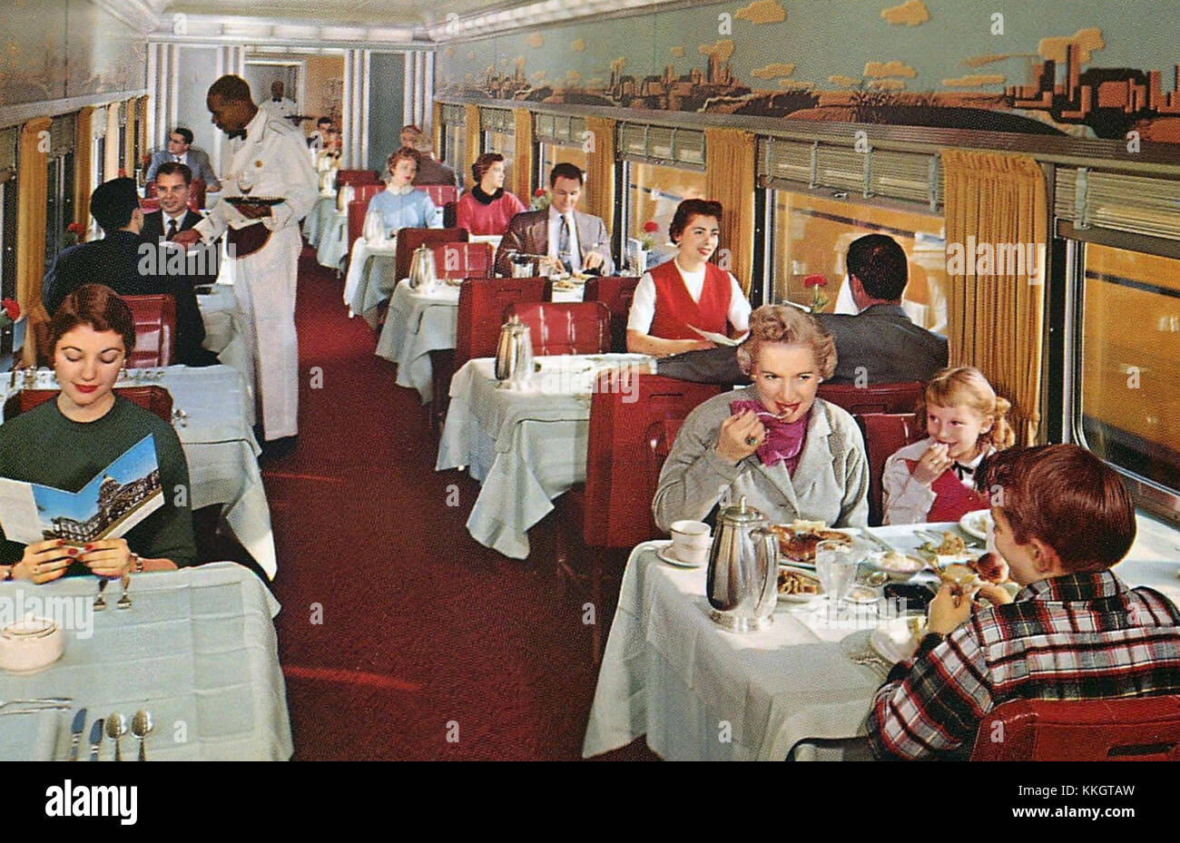 The Union Pacific Railroad's City of Denver dining car is a historic ...