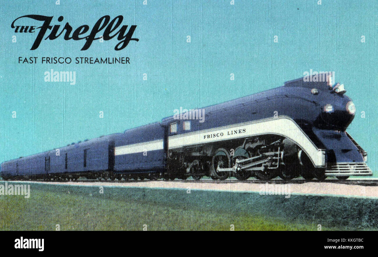 The Frisco Railroad's 'The Firefly' was a notable train in the early ...