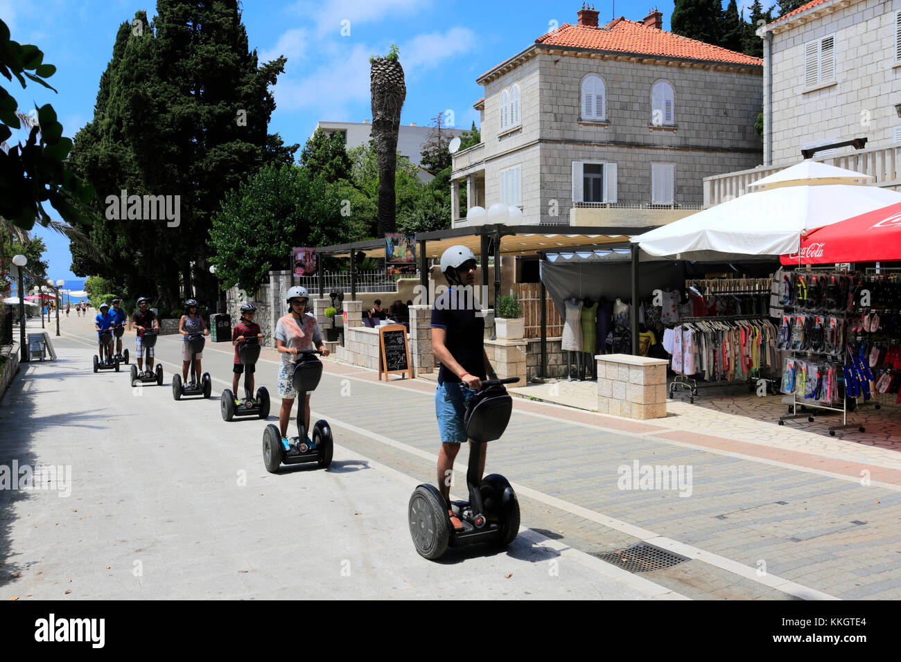 Segway tour through the streets of Lapad town, Dubrovnik, Dalmatian ...