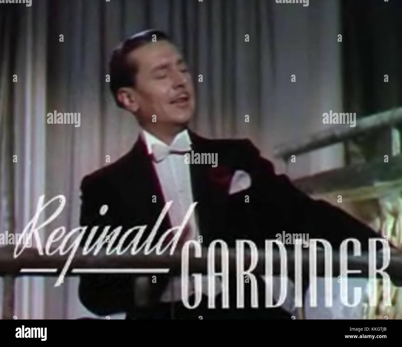 Reginald Gardiner, an actor known for his work in film and television ...