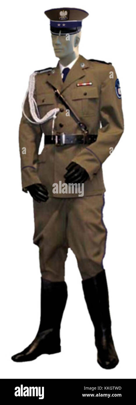 The ceremonial uniform of the ABW (Polish Intelligence Agency ...