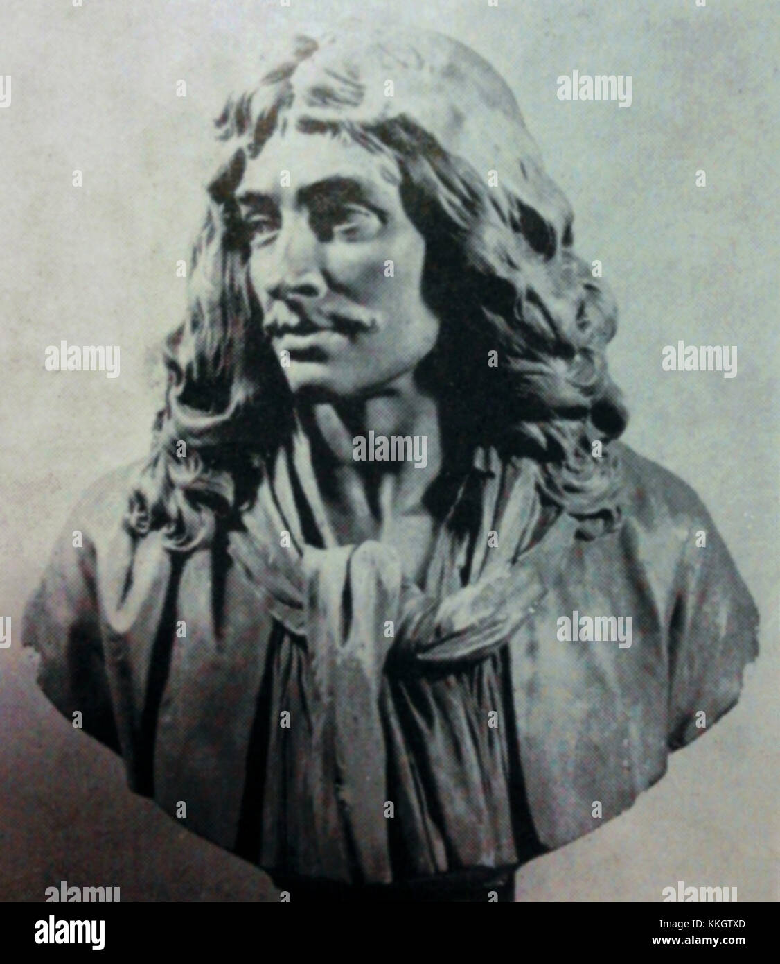 This bust of the French playwright Molière, created by renowned ...