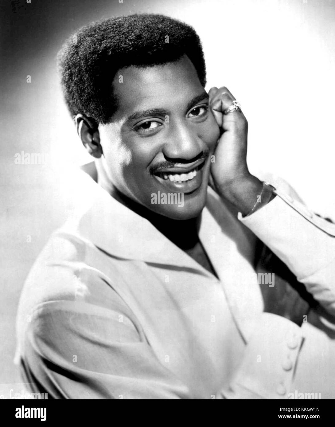 Otis Redding, the legendary American singer, captured in a photograph ...
