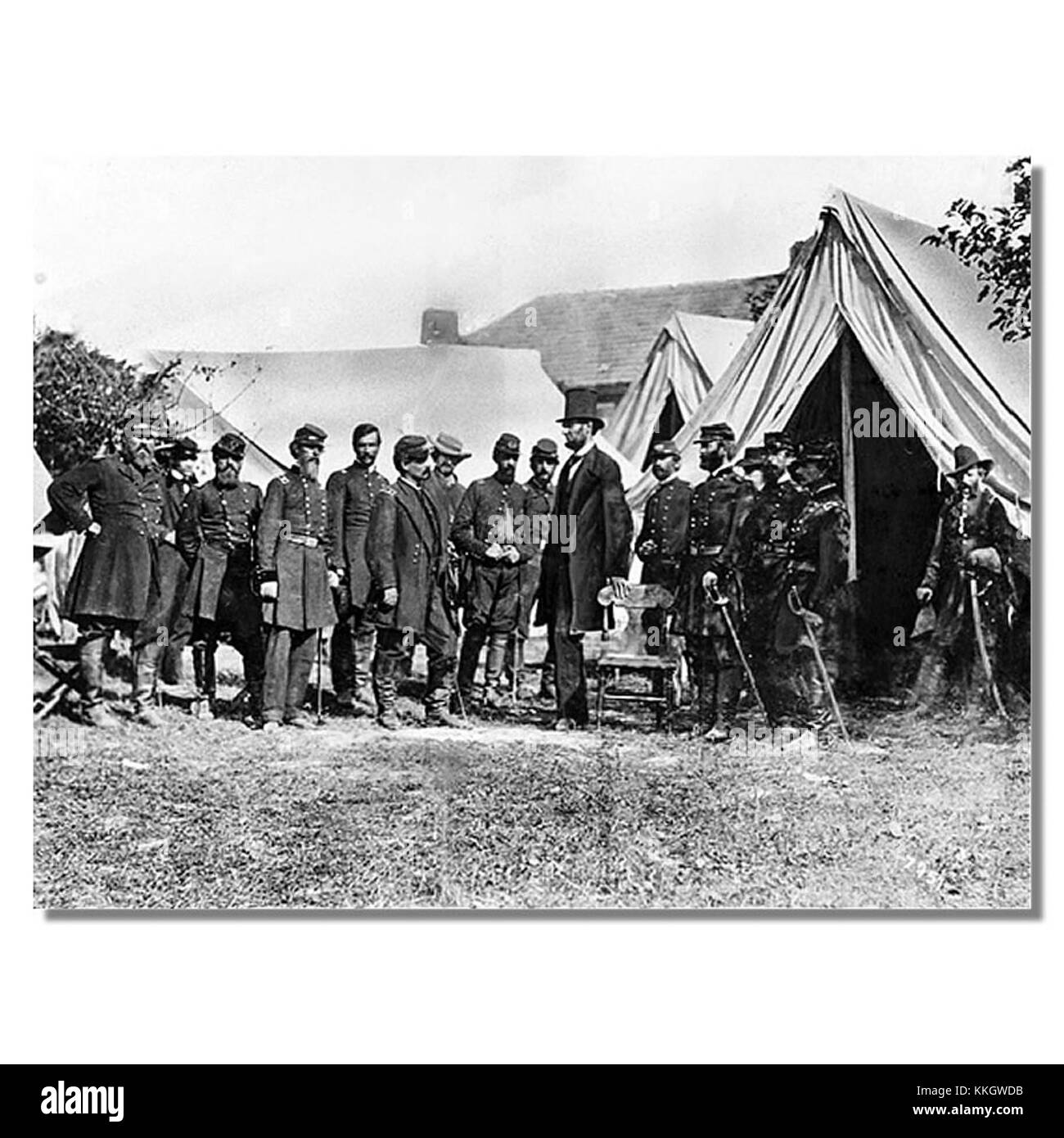 This image from the New York Times in 1862 depicts U.S. President ...