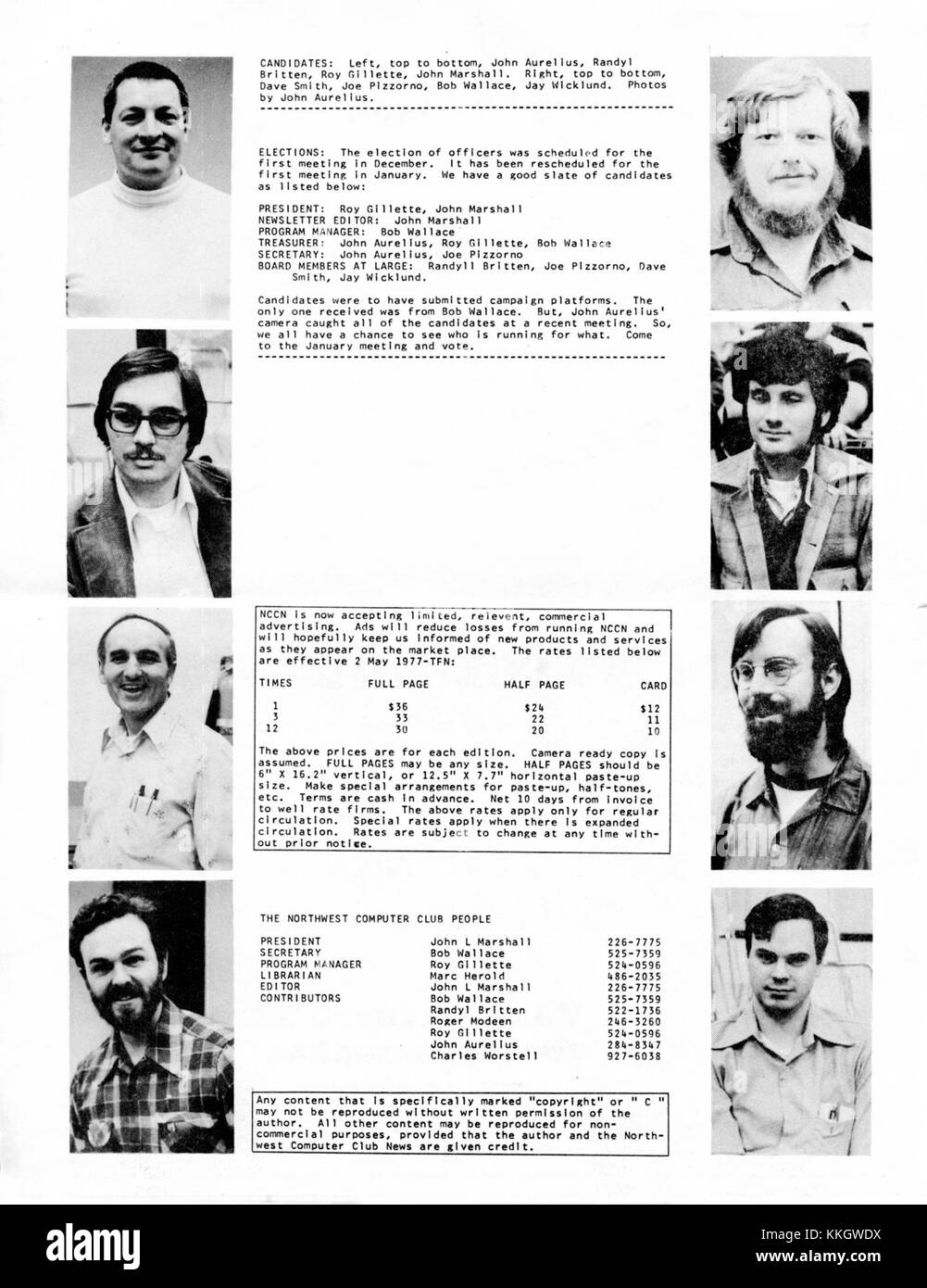 The Northwest Computer Club was a group focused on computing and ...