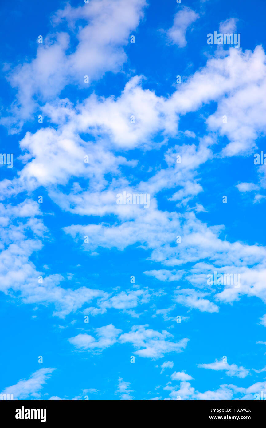 Light Blue Sky With Clouds
