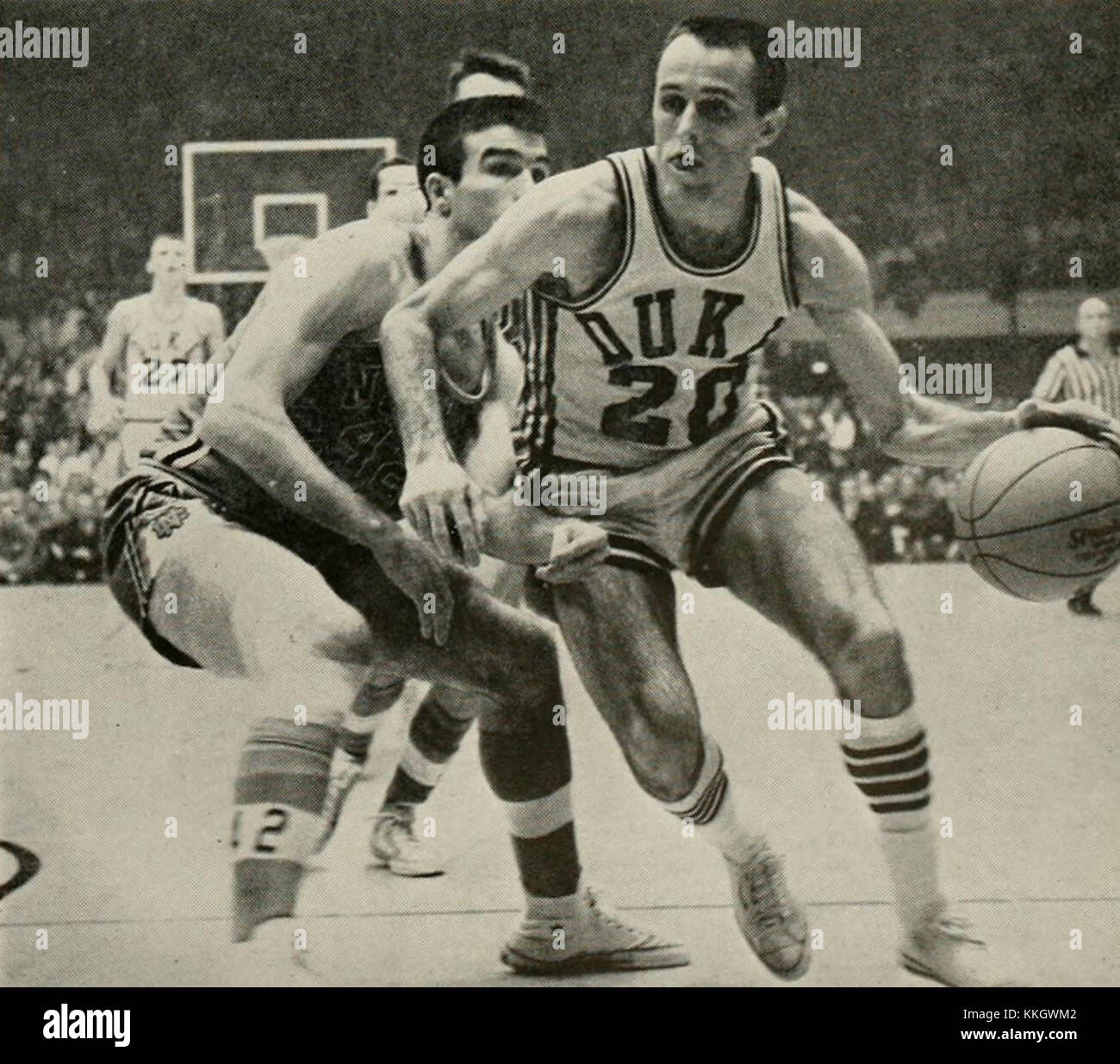 UNC 42 Charlie Shaffer, Duke 20 Jack Mullen Stock Photo - Alamy