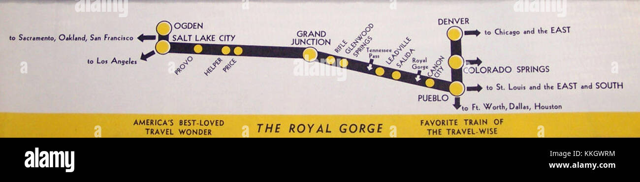 The Royal Gorge route is a scenic railroad line that runs through the ...