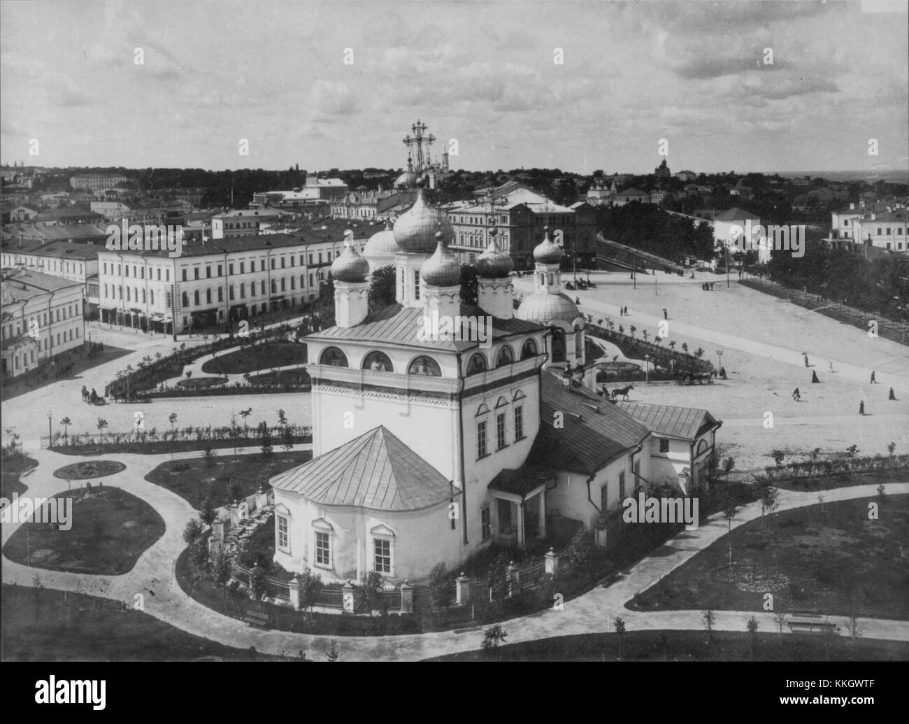 Annunciation Square in Nizhny Novgorod, Russia, is a historical and ...