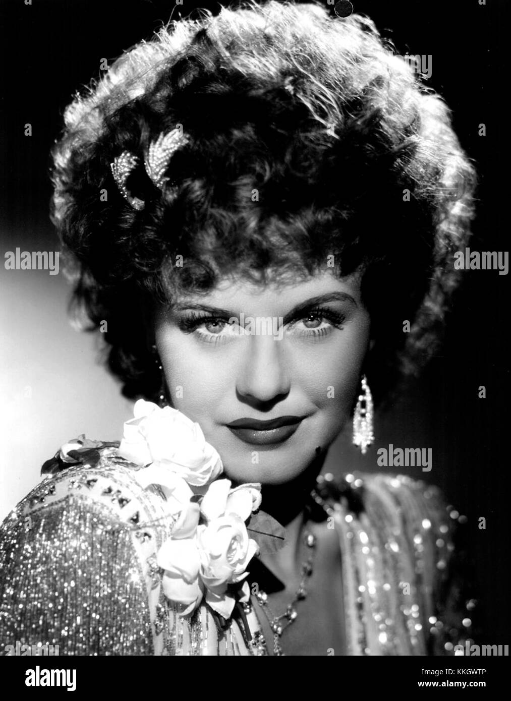 This is a classic image of actress Ginger Rogers, taken in 1941 ...