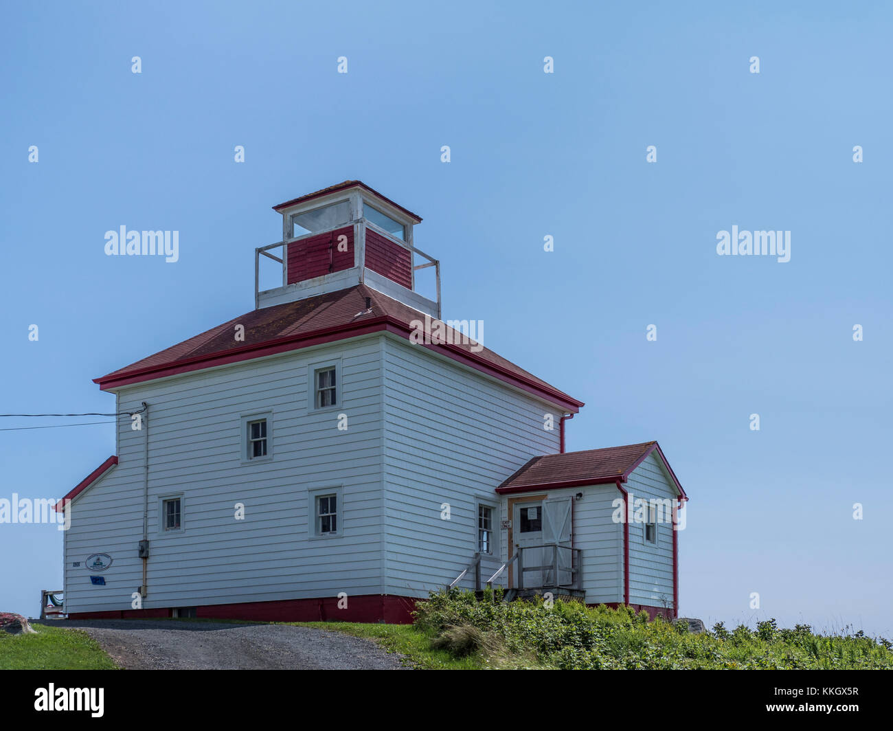 Former Port Bickerton lighthouse, Port Bickerton, Nova Scotia, Canada ...