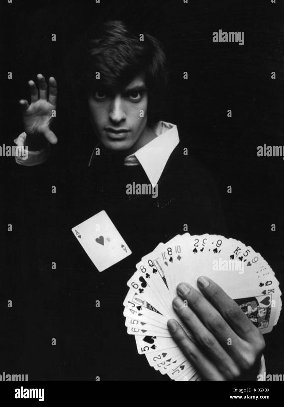 This image features magician David Copperfield performing during his ...