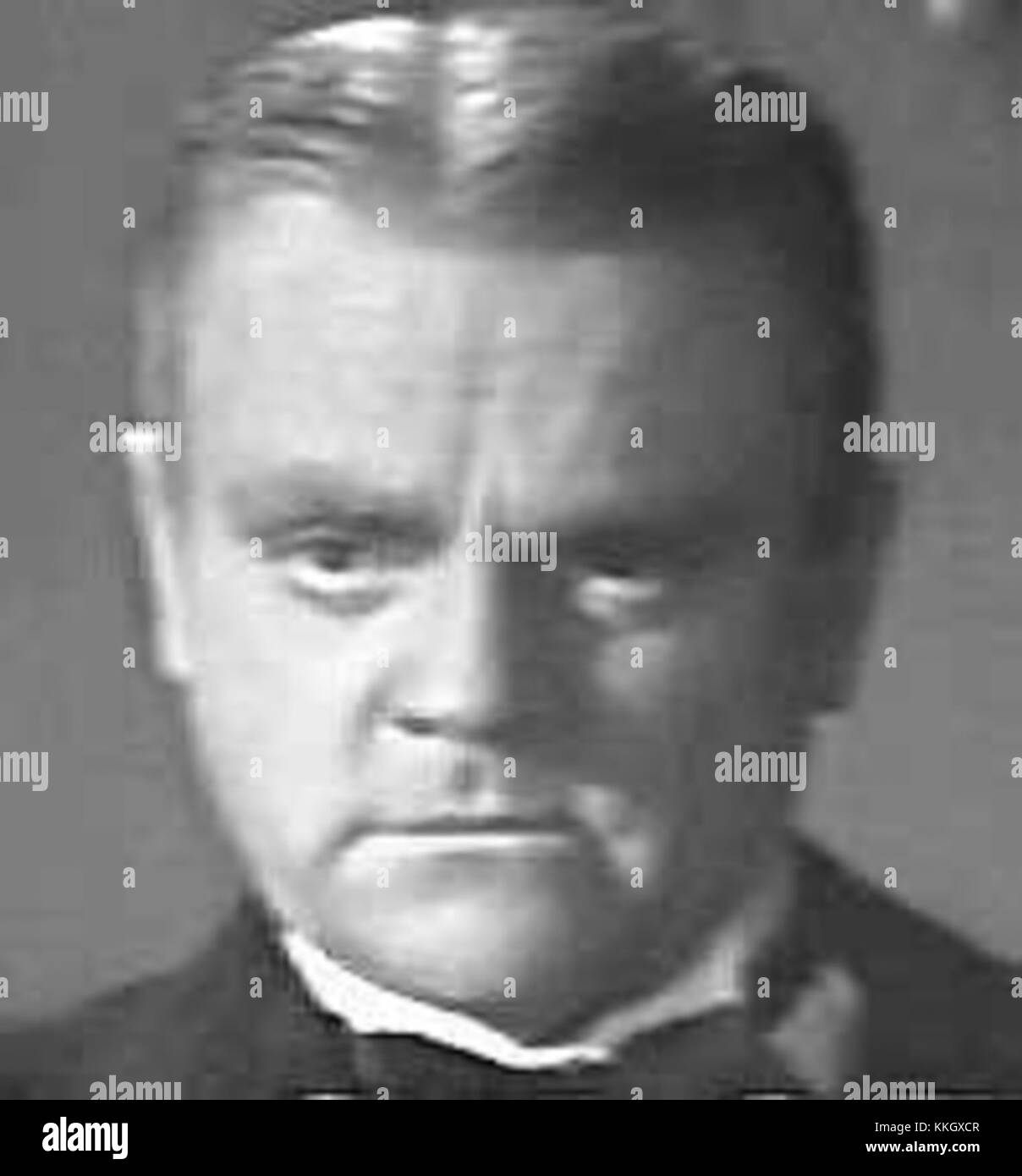 James Cagney, a legendary American actor, is featured in a black-and ...