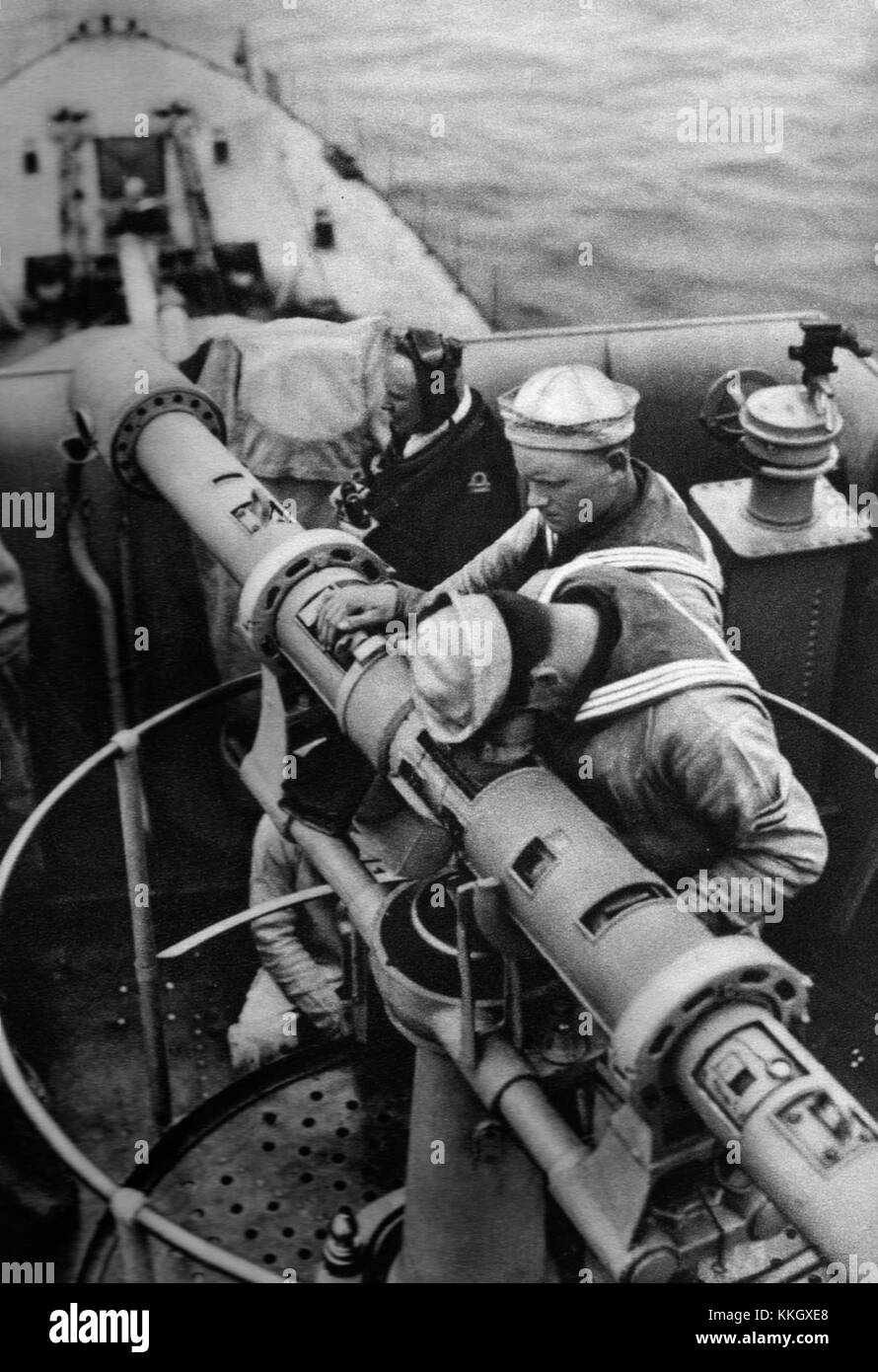 The range-finder from a Polish destroyer is an essential navigational ...