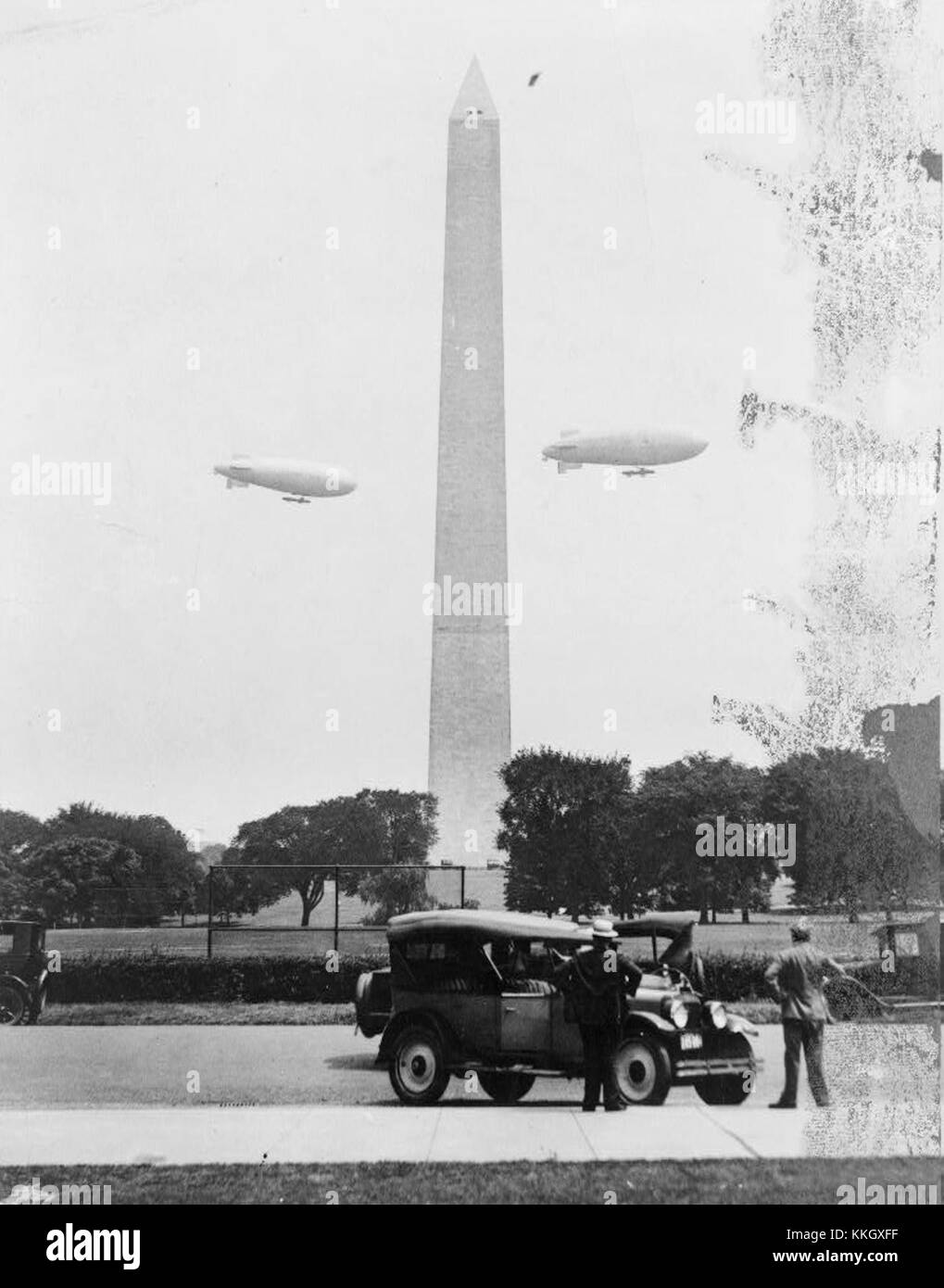 The U.S. Army blimps, T.C. 5 and T.C. 9, were used for military ...