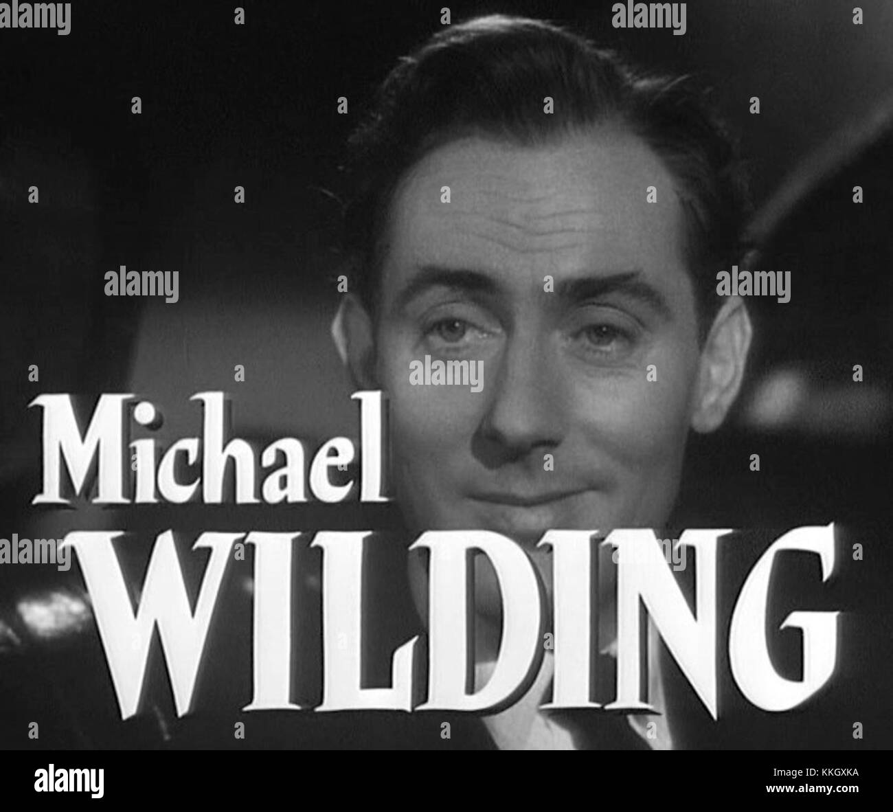 Michael Wilding appears in the trailer for the 1950 Alfred Hitchcock ...