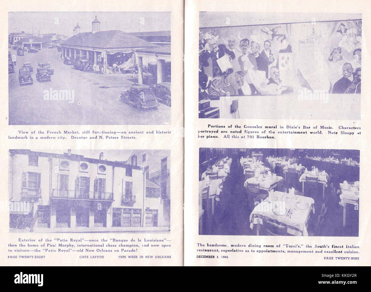 A historical document covering events in New Orleans during the week of ...