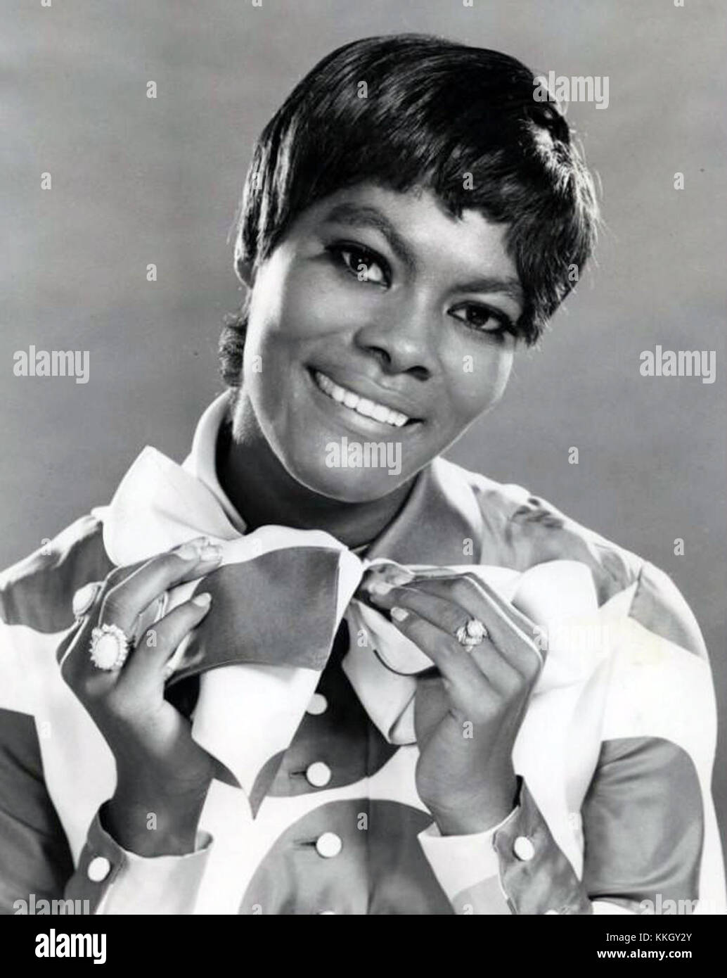 Dionne Warwick, a renowned American singer, featured in a television ...
