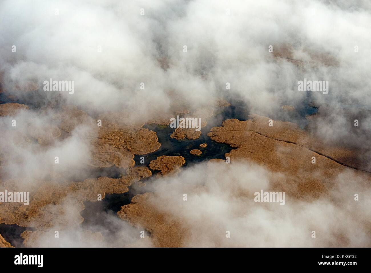Aerial images of Astrakhan oblast, Russia. Volga Delta Stock Photo - Alamy