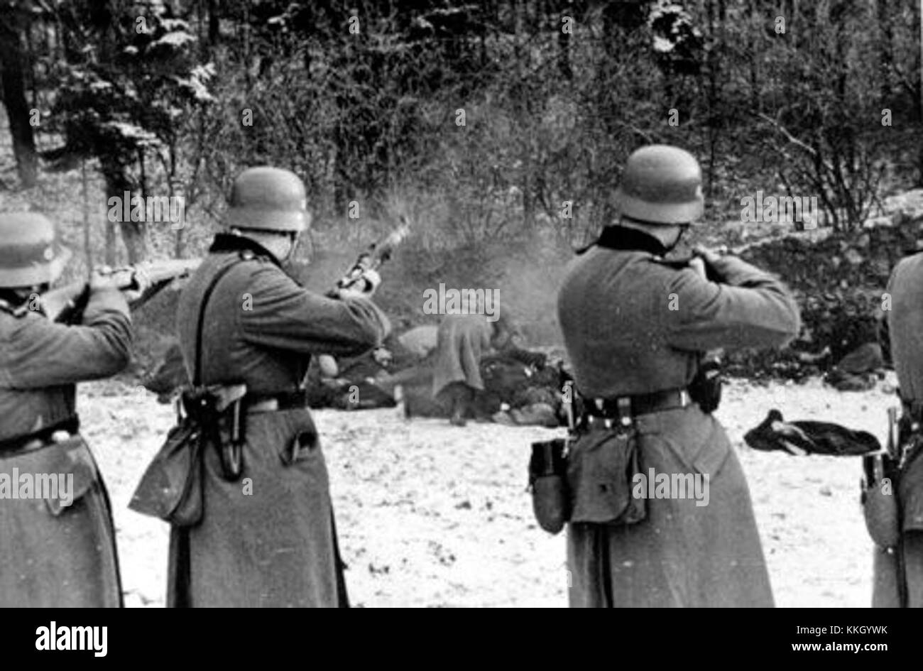 The Bochnia massacre German-occupied Poland 1939 Stock Photo - Alamy