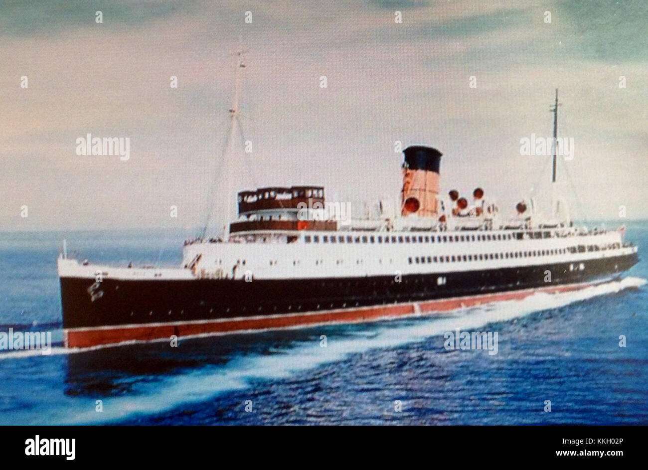 A historic photograph of the Lady of Mann departing from Douglas ...
