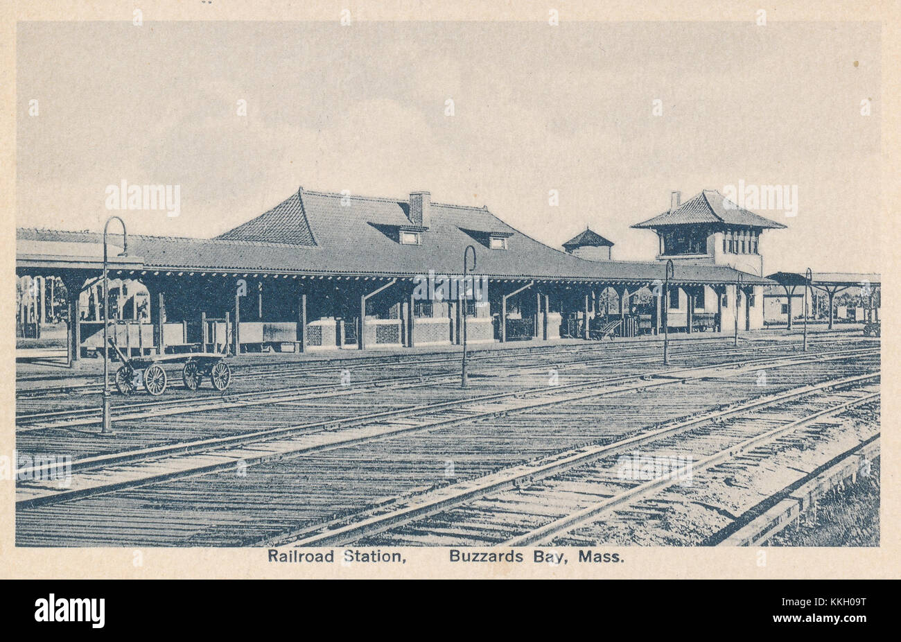 The Buzzards Bay Railroad Station, built around 1931, is a historical ...