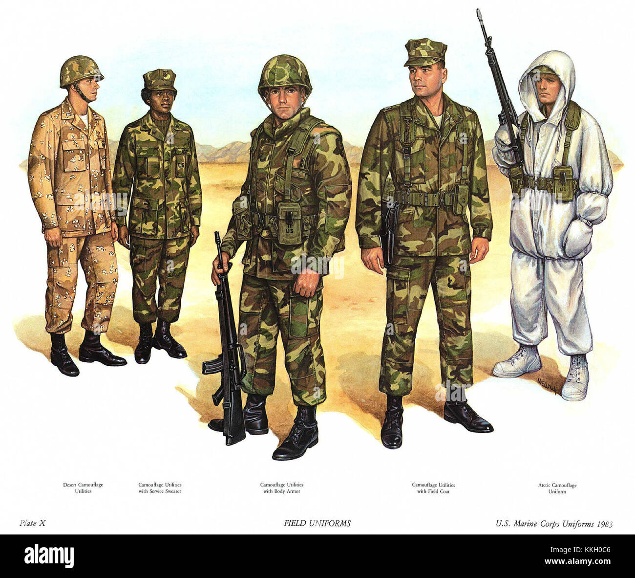 The USMC uniform is a distinctive military attire worn by the United ...