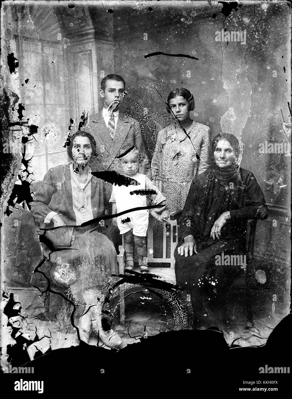 This family portrait, taken in 2013, captures the essence of familial ...