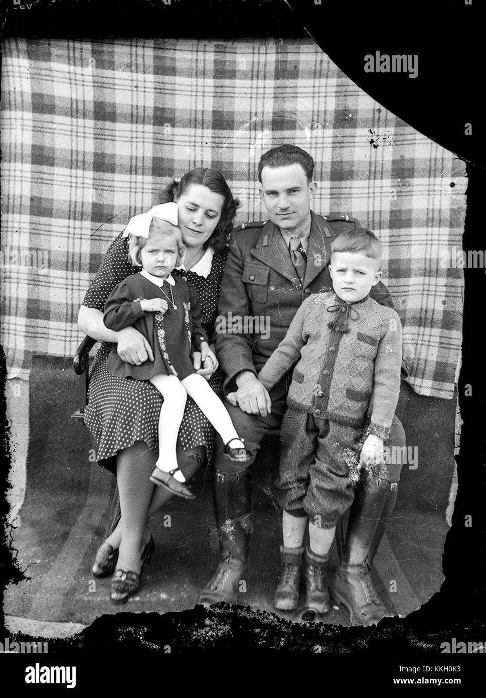 This photograph, taken in 2013, shows a family portrait, capturing the ...