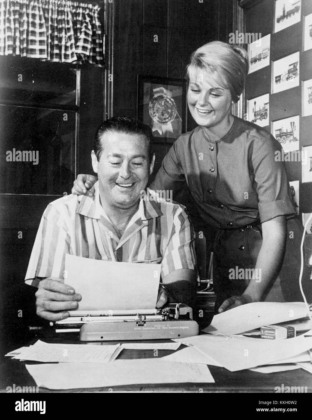 This photograph from 1967 shows American actor Don DeFore with his ...