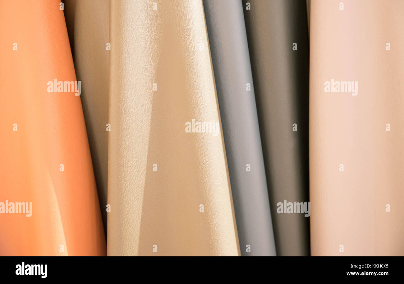 Color palette sample of leather material as a background Stock Photo ...