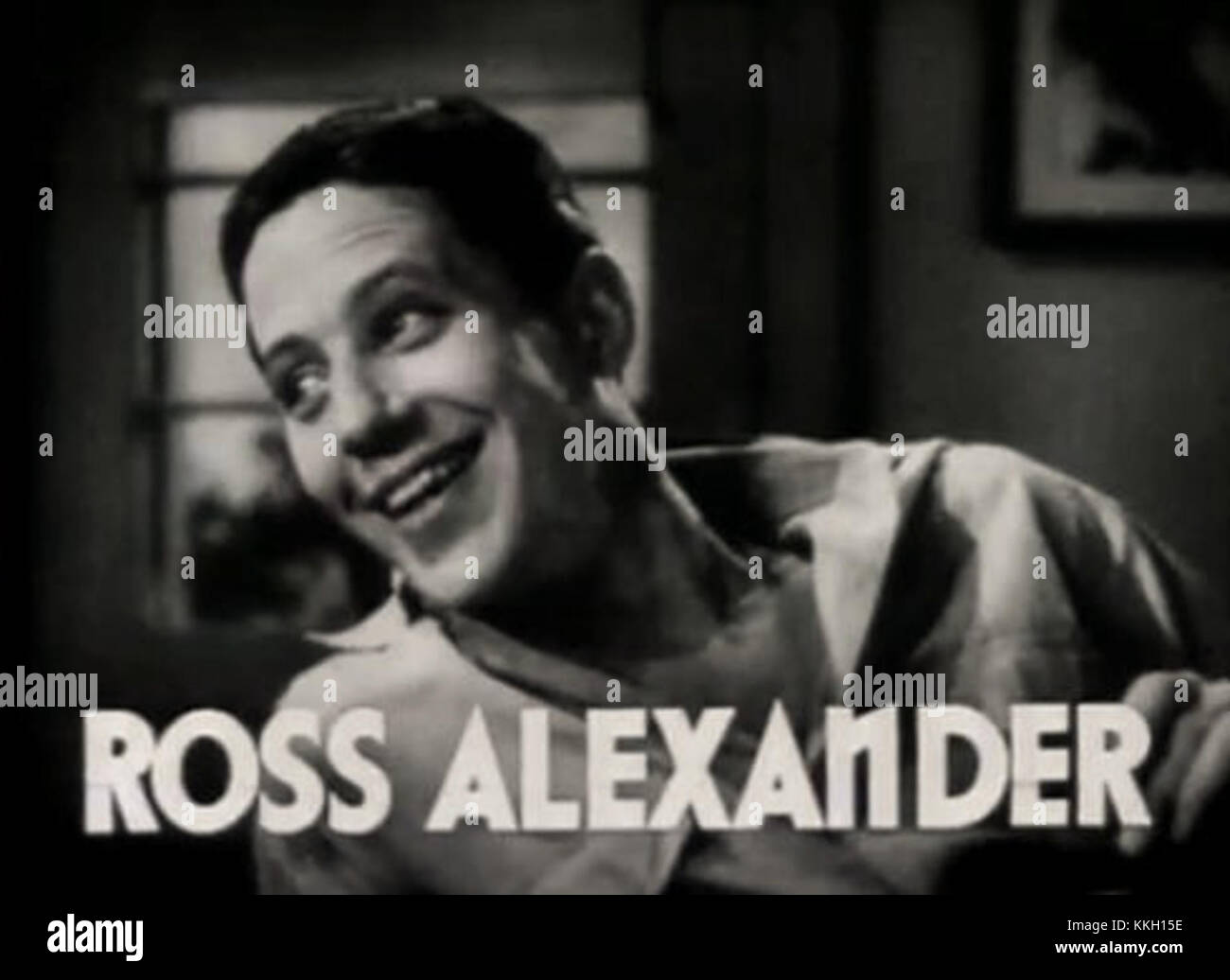 This image features Ross Alexander, likely a notable figure or actor ...