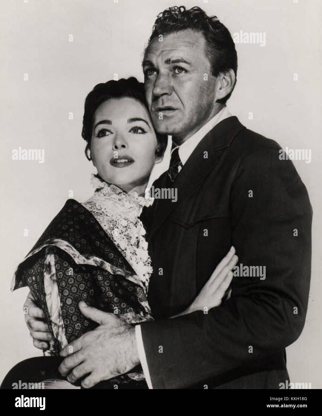 This image features Joan Weldon and Forrest Tucker in a scene from *The ...
