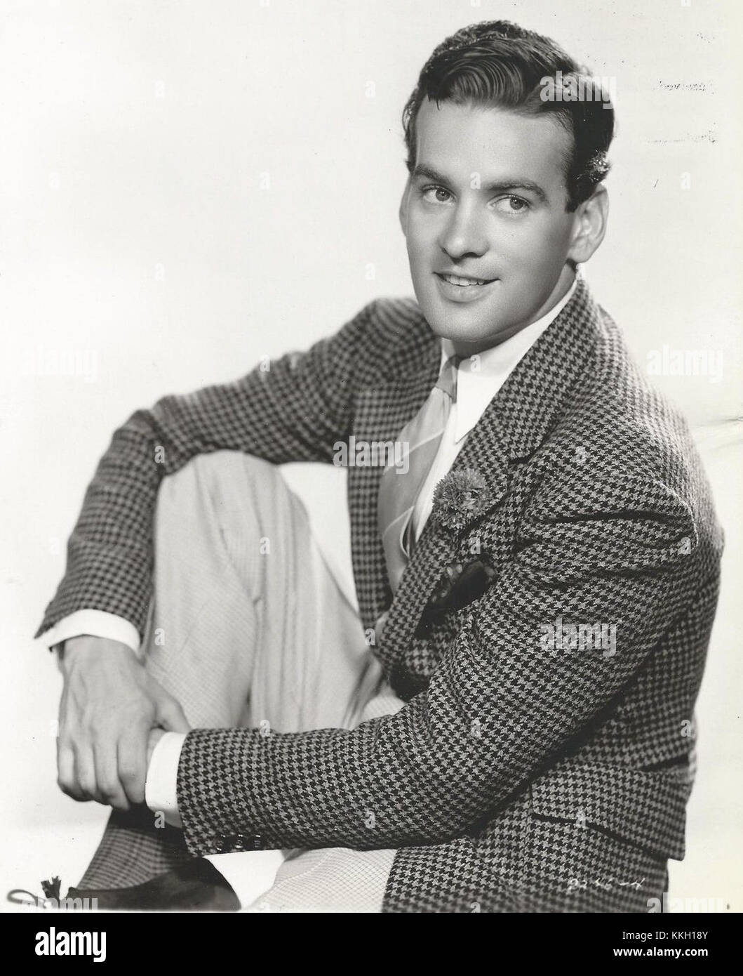 A 1937 portrait of Ray Heatherton, captured by CBS Radio photographer ...