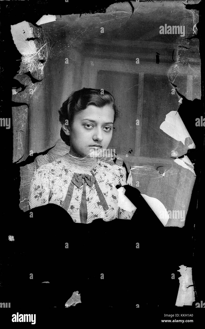 Fata in popular costume, from a 2013 photograph, displays traditional ...