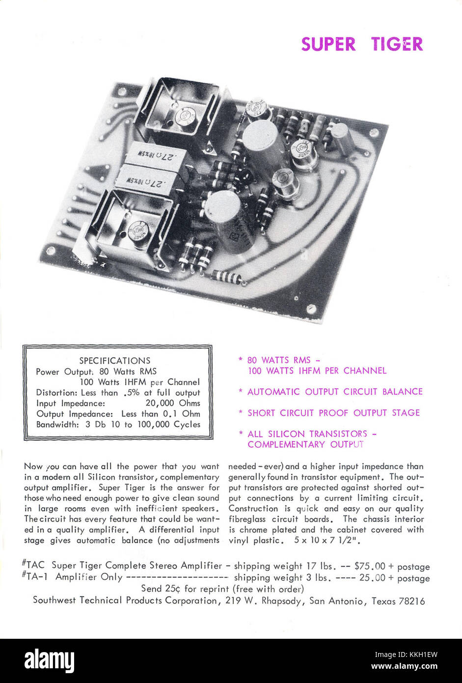 The SWTPC Catalog from 1969, page 04, showcases early products from ...