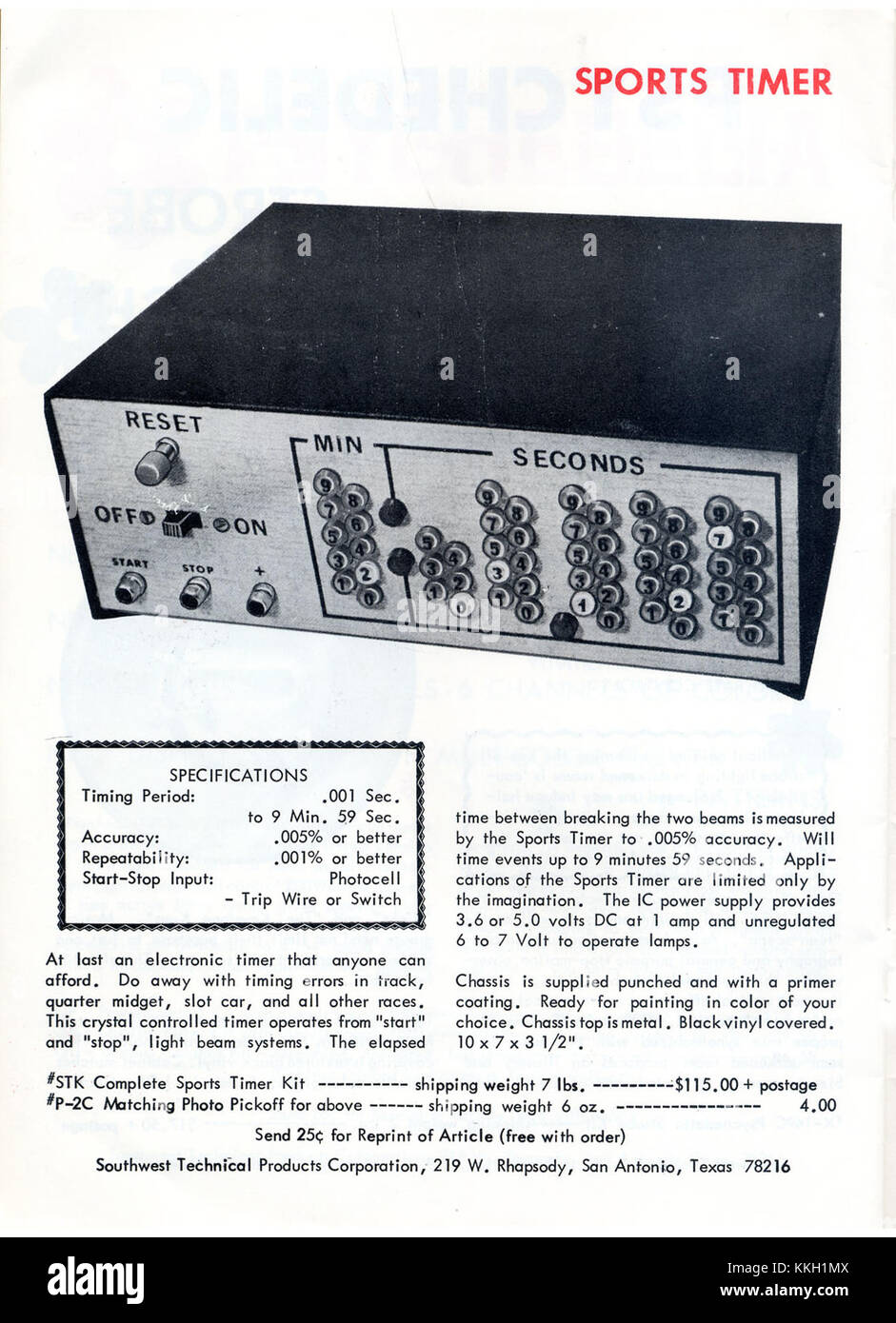 The 1969 SWTPC Catalog, page 18, showcases a selection of electronics ...