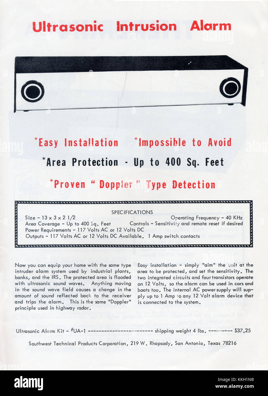This is a page from the 1969 catalog of SWTPC (Southwest Technical ...