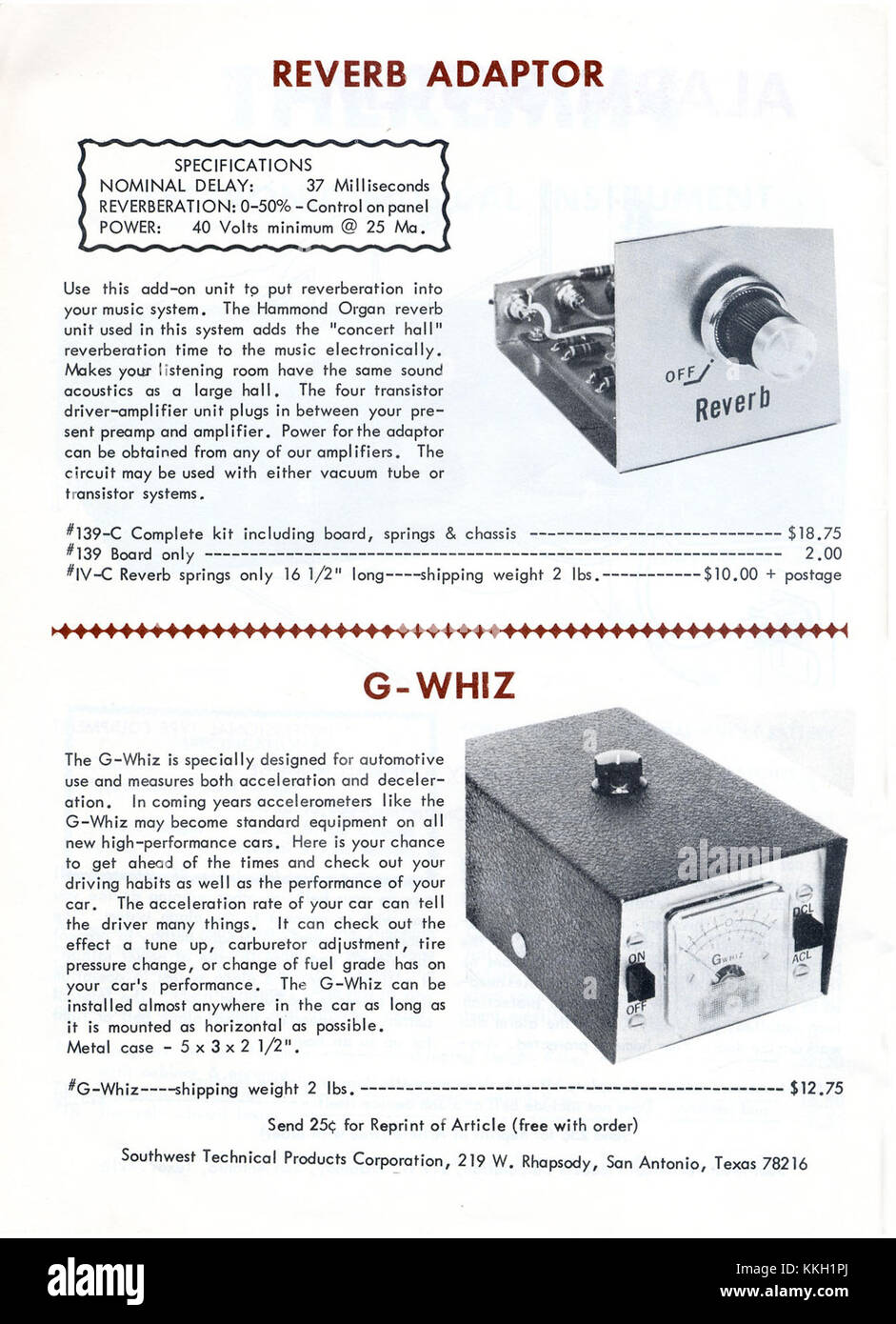 The SWTPC Catalog from 1969 provides a detailed look at the technology ...