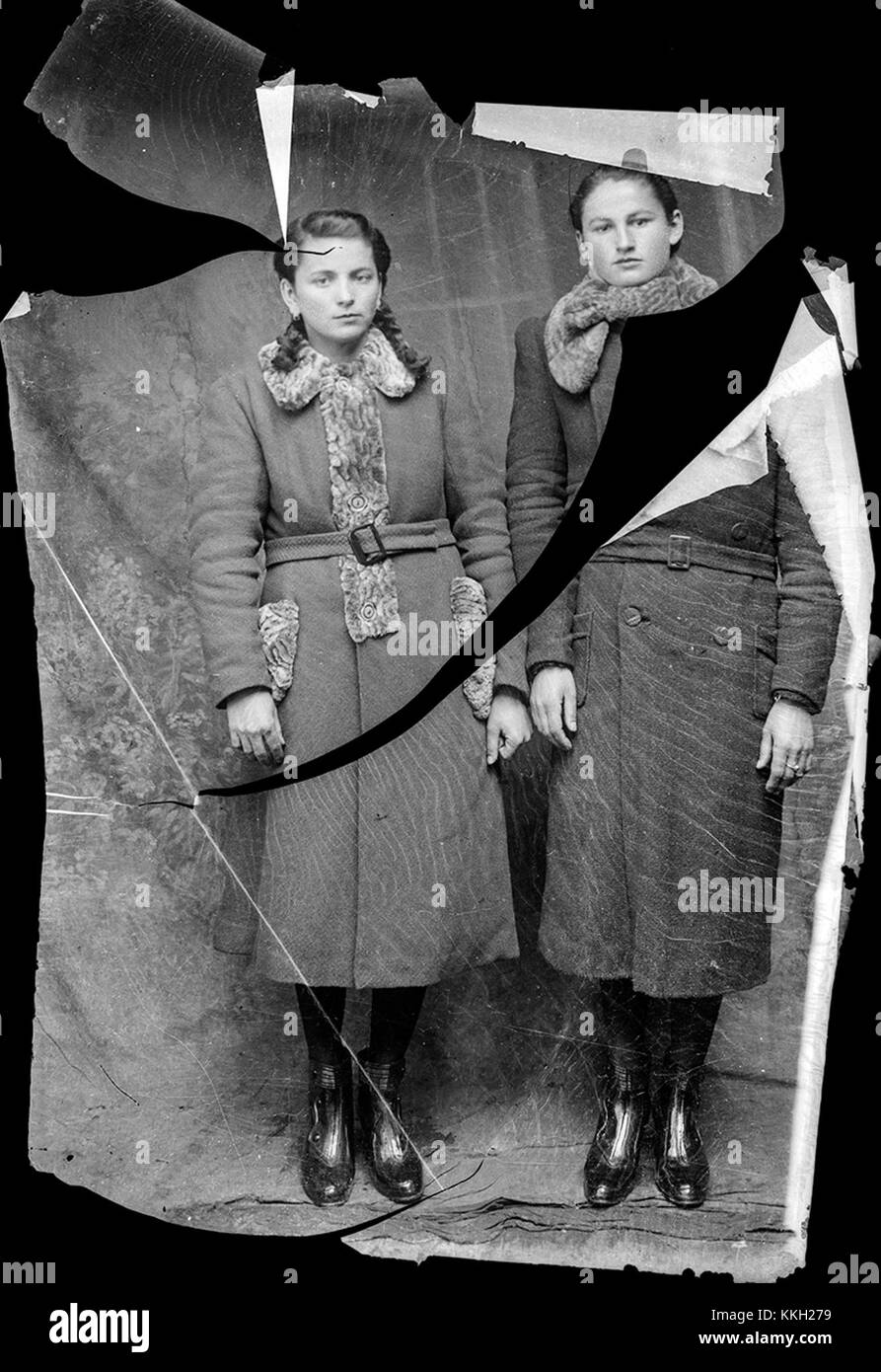 This photograph from December 24, 2013, captures two girls in ...