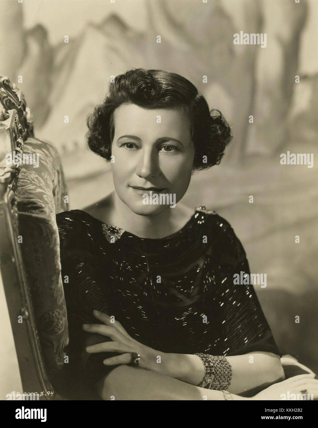 Scene from the 1943 film 'The Firefly' featuring actress Odette Myrtil ...
